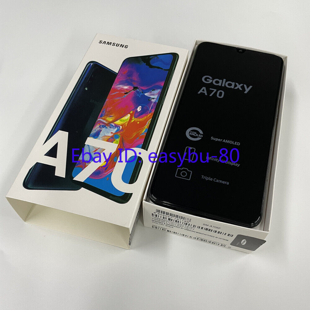 Samsung Galaxy A70 SM-A705FN/DS Dual SIM 128GB Unlocked Smartphone- New ...