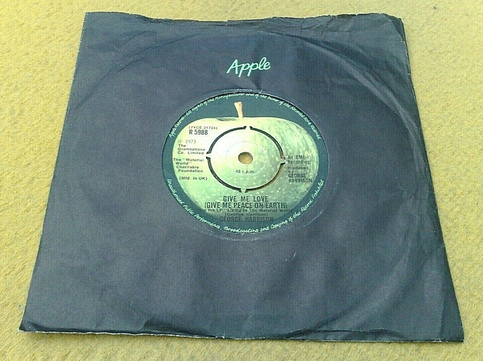 George Harrison "Dammi Amore ...." Super UK Raro EMI Pressato 45 | eBay