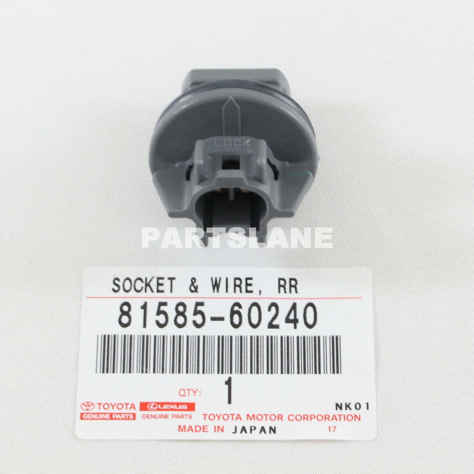 81585-60240 Toyota Socket & Wire Rear Fog Lamp 8158560240 Genuine OEM ...
