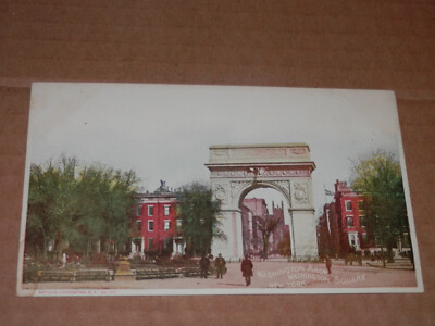 NEW YORK NY - 1901-1907 ERA POSTCARD - WASHINGTON ARCH - WASHINGTON ...