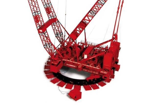 Mammoet PTC [35 DS] Twin Boom Crane - WSI 1:50 Scale Diecast Model ...