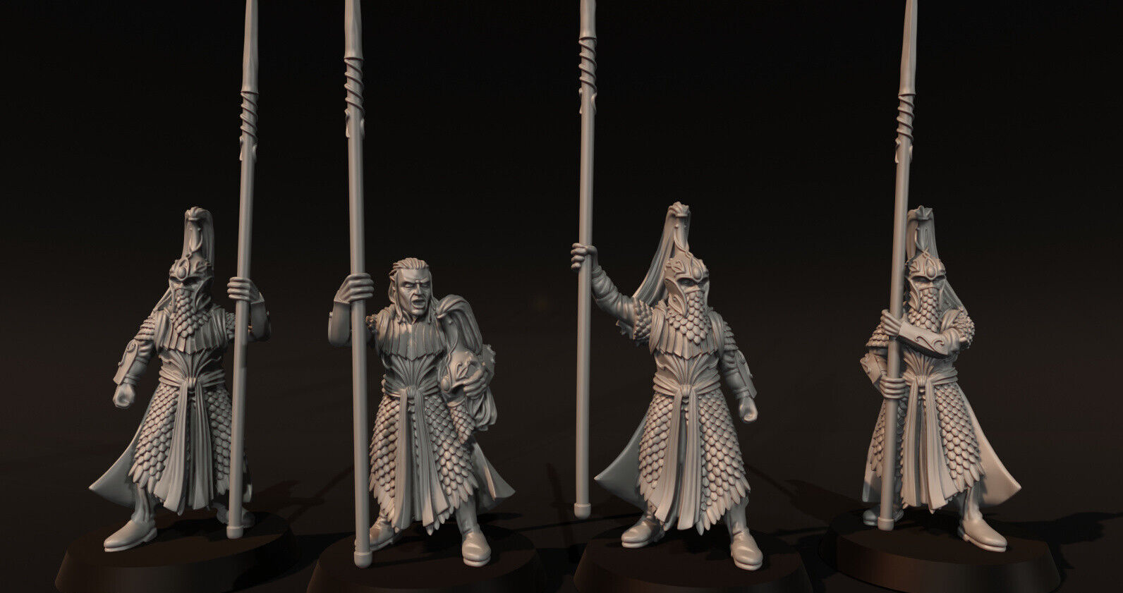 High Elf Pikemen, LoTR, MESBG, Wargames and Collectors Medbury ...