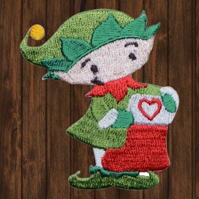 Santa's Elf Embroidered Patch — Iron On | eBay