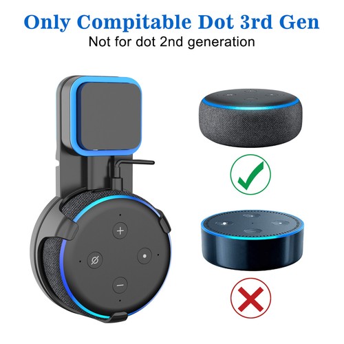 Outlet Wall Mount Bracket Holder for Amazon Alexa Echo Dot 3rd ...