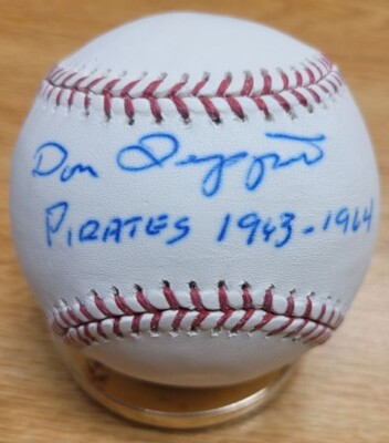 Autographed Don Leppert Official Rawlings Major League Baseball w/COA ...