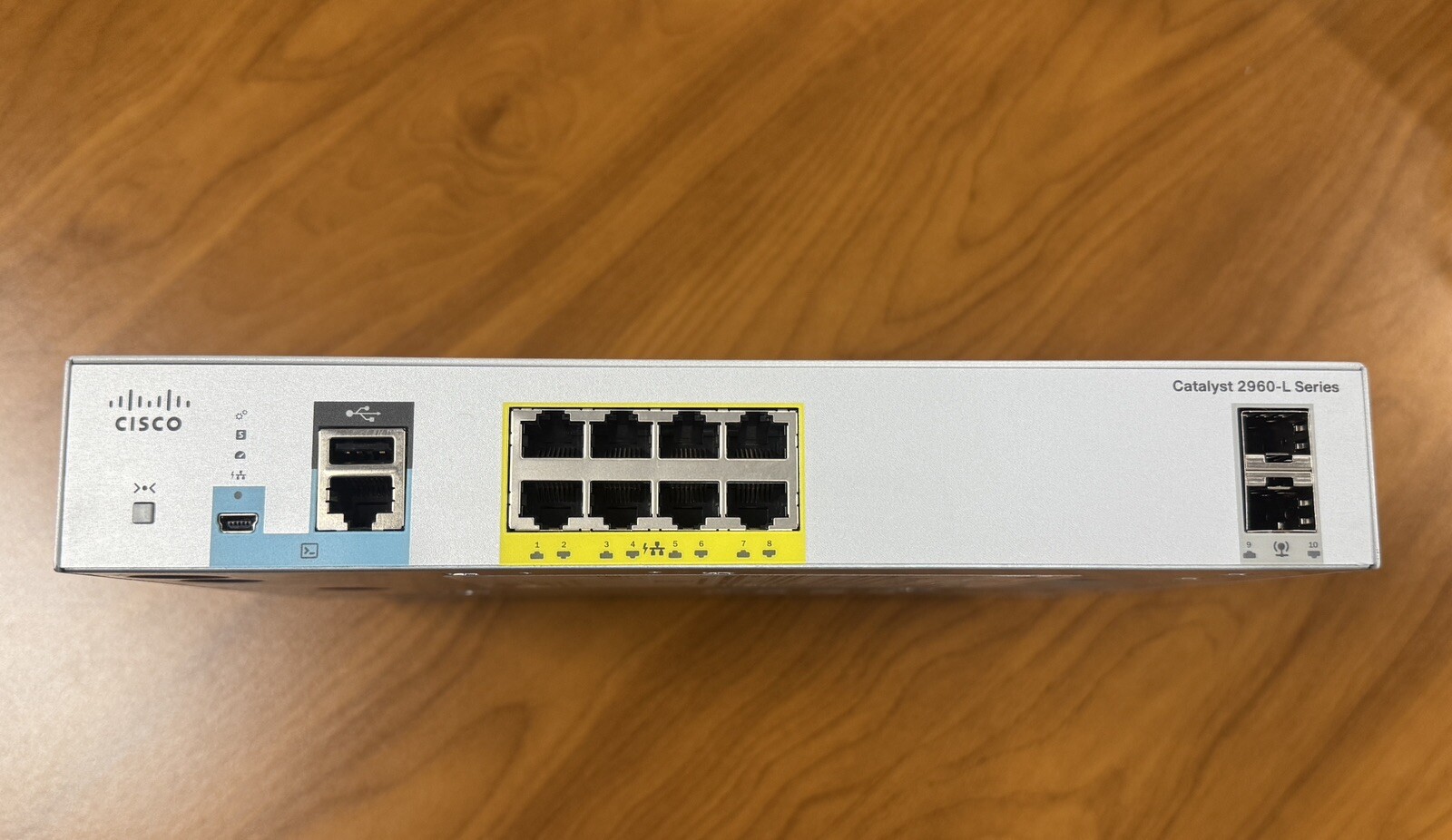 Cisco Catalyst 2960-L 8-Port Managed Gigabit Network Switch with 2 SPF+ ...
