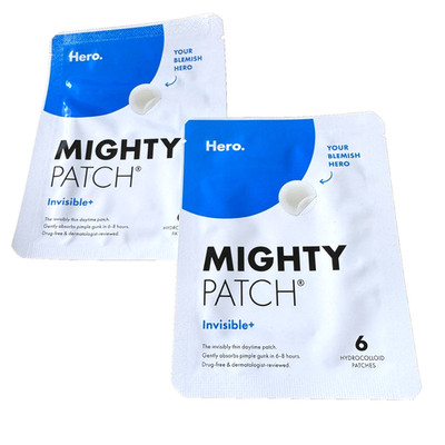 2x Hero Mighty Patch Invisible+ (TWO 6-Patch Sample Sleeves) SHIPS FREE ...