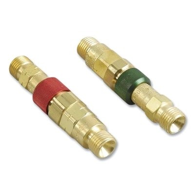 Quick Connect Set, Hose-to-Hose, Brass, QDB21/QDB22, Fuel Gas/Oxygen ...