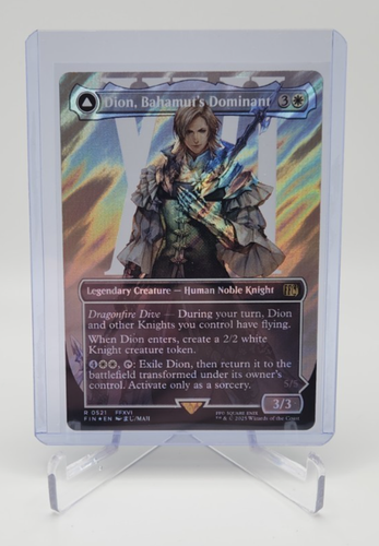 Dion, Bahamut's Dominant (Borderless) (Surge Foil) - FINAL FANTASY ...