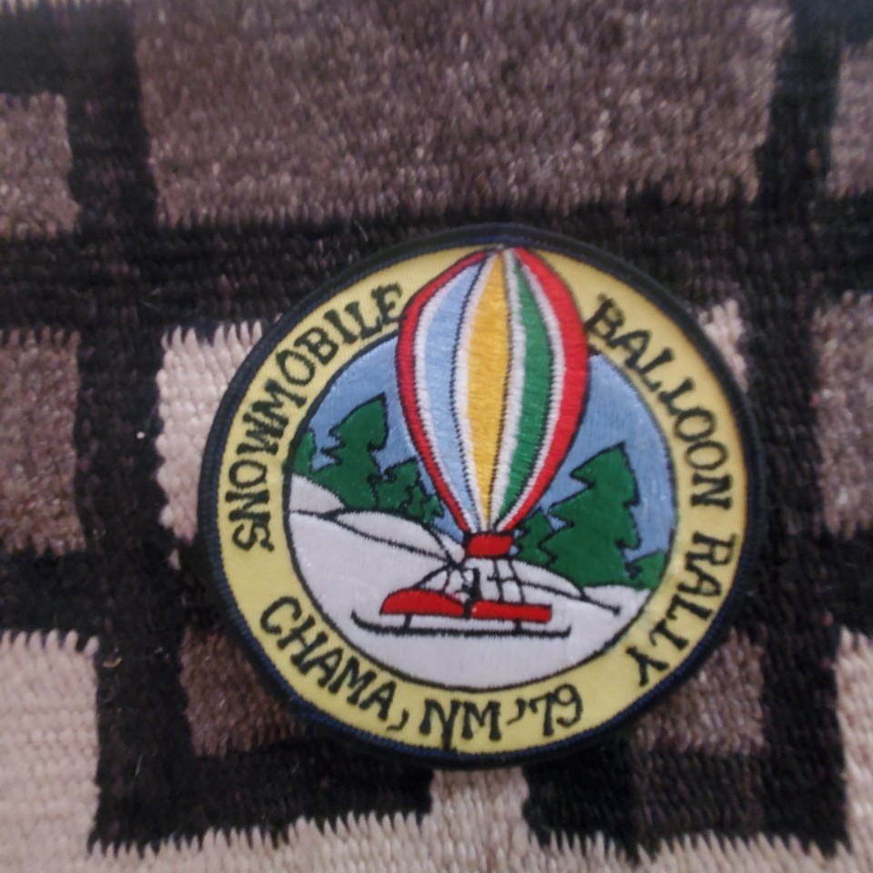 Vtg 1979 Snowmobile Balloon Rally Patch Chama, NM Arctic Cat Ski Doo ...