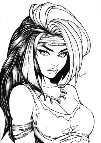 Rogue Savage (09"x12") Original Art by Lyra - Ed Benes Studio | eBay