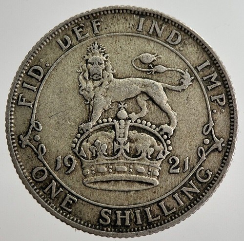 1921 George V Shilling Silver Coin | Very High Grade | a8608 | eBay