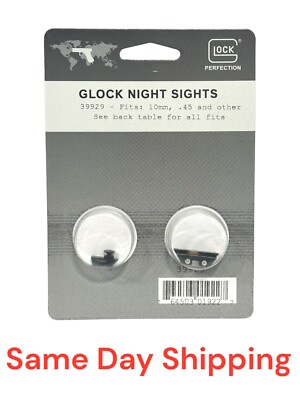 Glock Factory OEM 6.9 Night Sight Set 20, 21, 29, 30, 31, 32, 36, 30s ...