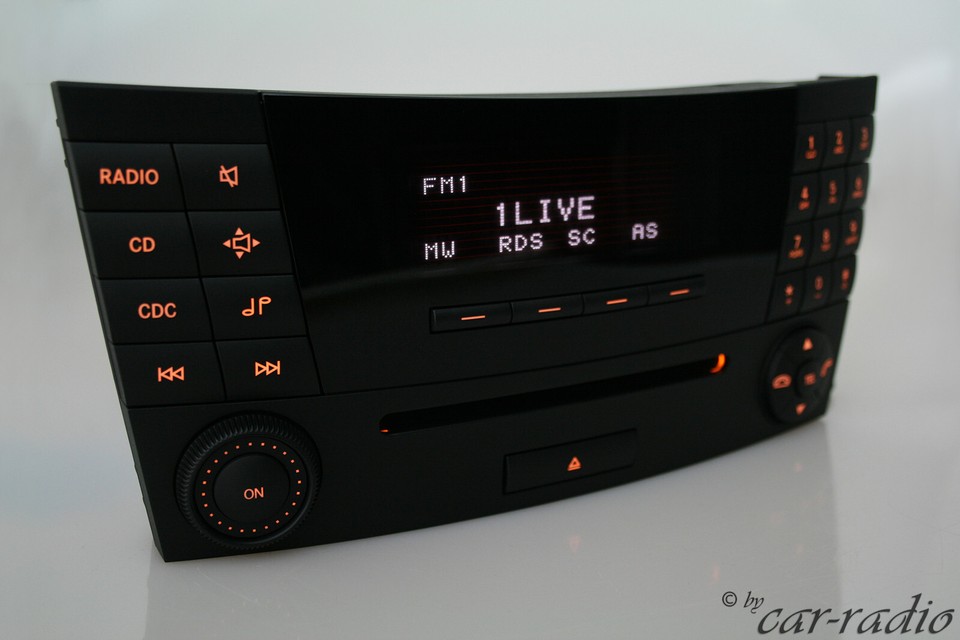 Original Mercedes W211 Radio Bluetooth Radio Audio 20 CD MF2310 E ...
