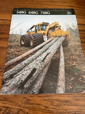 John Deere 548G 648G 748G Skidders For 1996 Brochure AMIL22 ver2 | eBay