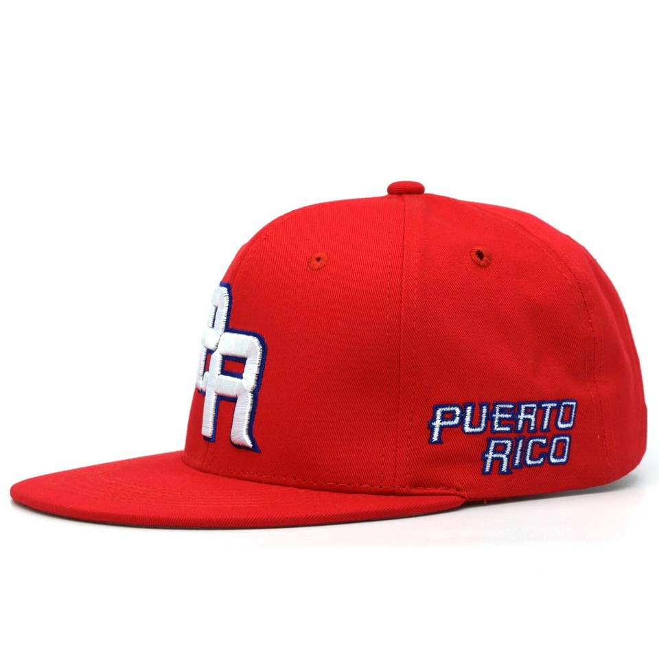 Puerto Rico Cotton Snap Back hat Flag 3D PR Flat Bill PR Baseball Cap ...