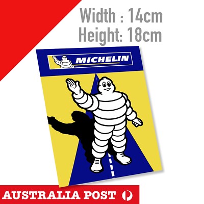 MICHELIN Man Tyre Vintage Old Logo Sticker | eBay Australia