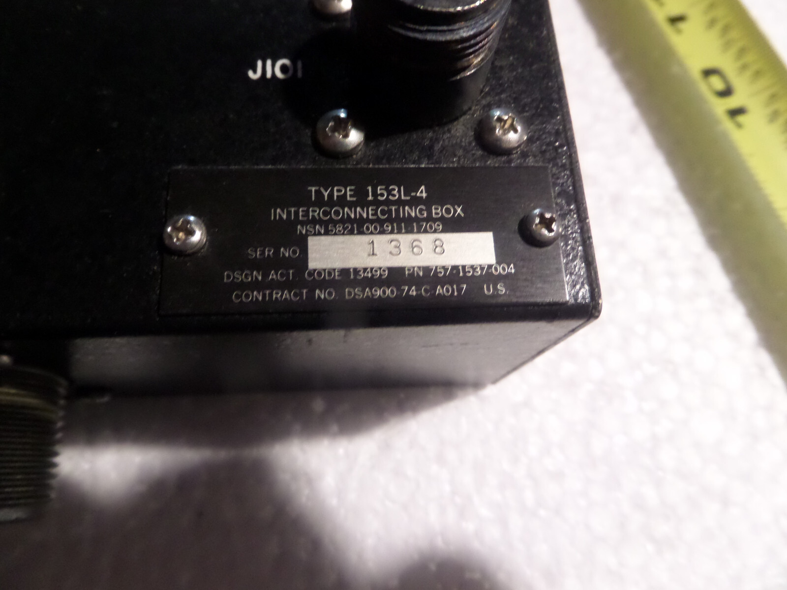 collins avionics 153L-4 interconnect box new surplus | eBay