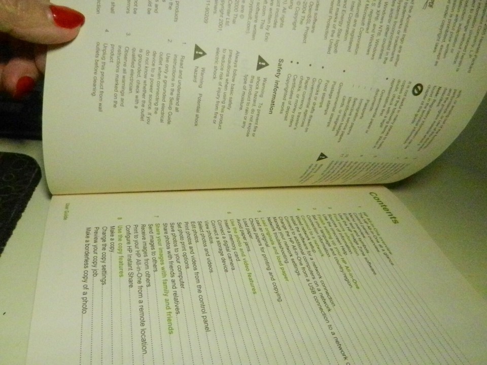 2005 HP Photosmart 2570 All-in-One Series User Guide-136 pgs #Q7211 ...