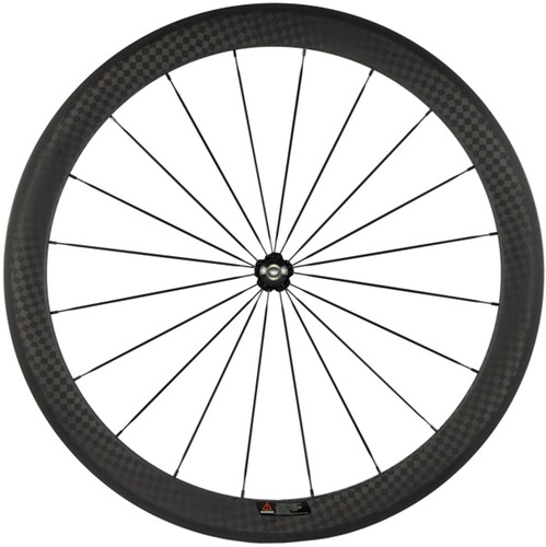 Carbon Wheels Road Bike Clincher Wheelset 50mm Depth 12K Matte Novatec ...