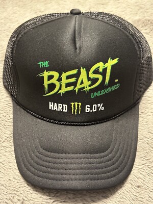 Monster Energy The Beast Unleashed Trucker Hat - New! | eBay