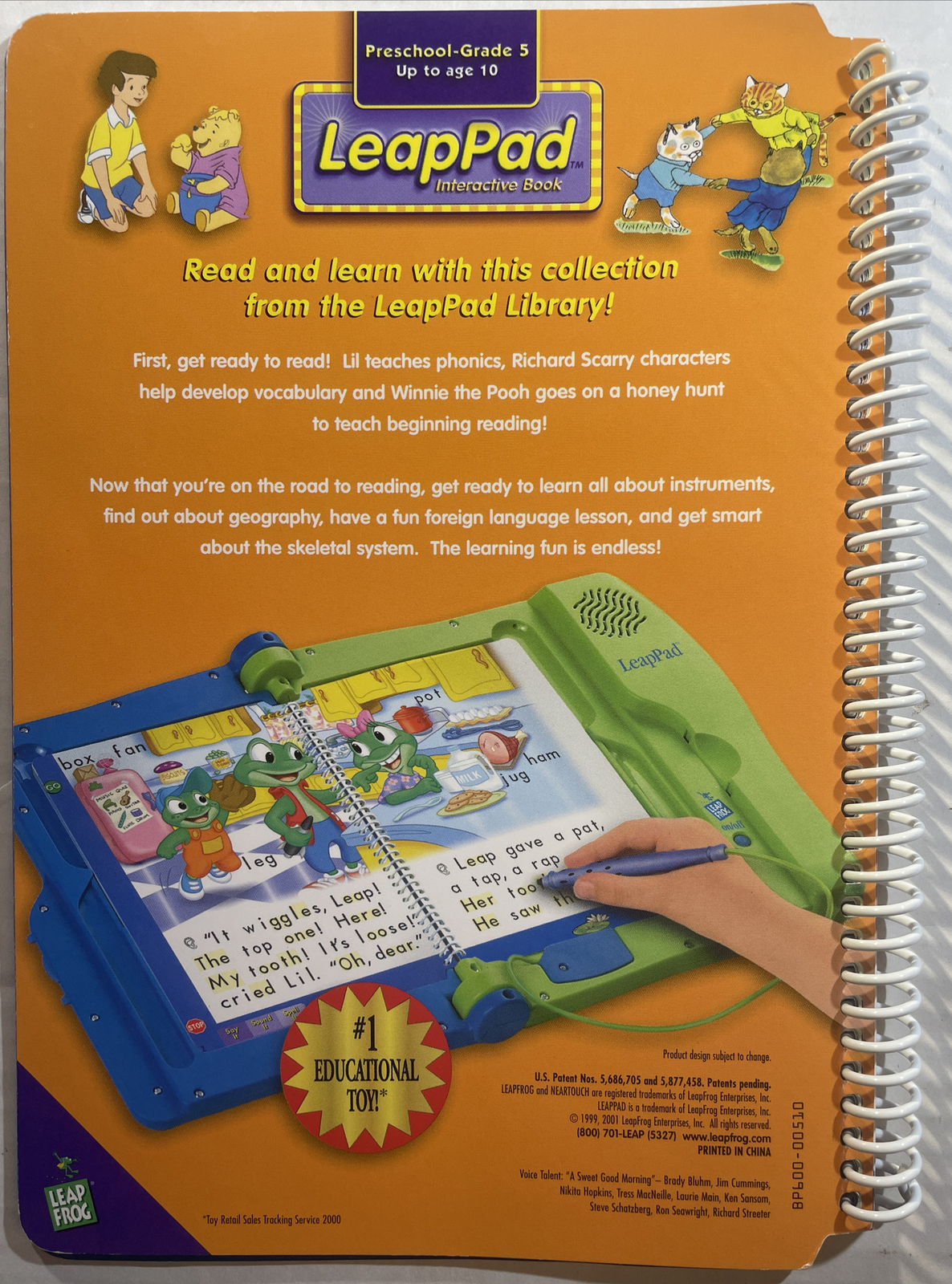 Leapfrog LeapPad Interactive Book-A collection from the LP library | eBay