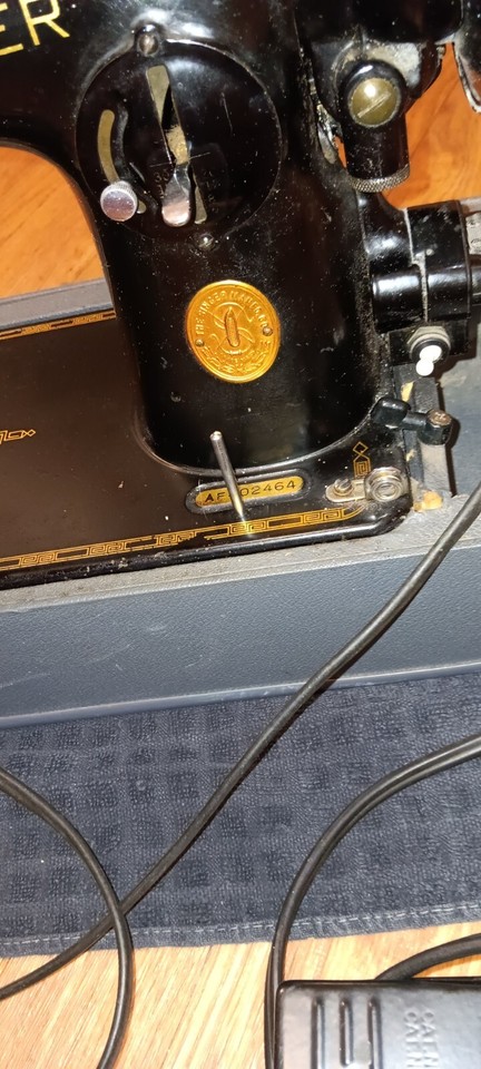 Singer Sewing Machine Model # 201-2 Heavy Duty That Works | eBay