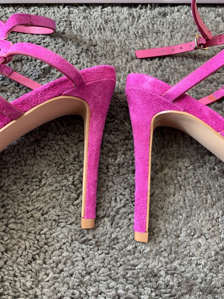 Steve Madden Freyda Sandal suede pink size 10 NEW in BOX | eBay