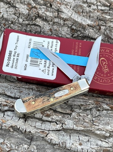CASE XX *a 2025 GENUINE STAG WHARNCLIFFE TINY TRAPPER KNIFE KNIVES | eBay