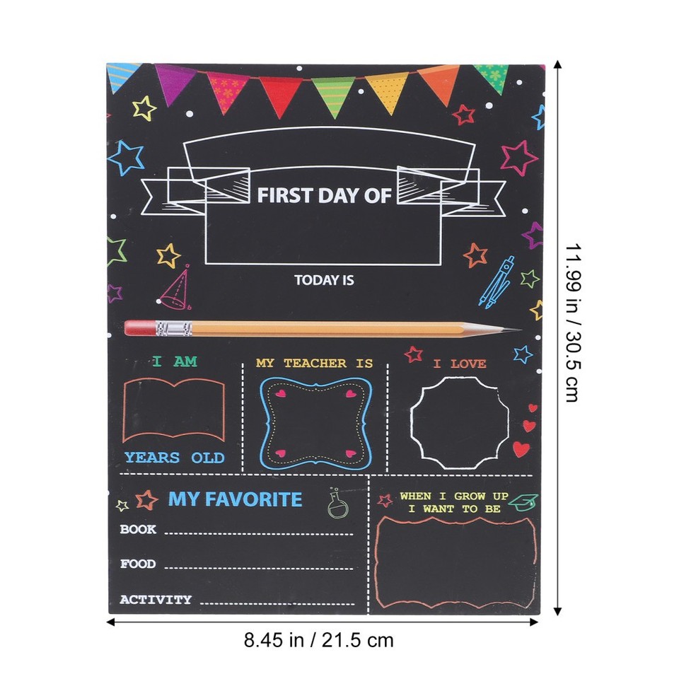 Kids Accessory School Board Interesting School Sign First Day Chalk ...