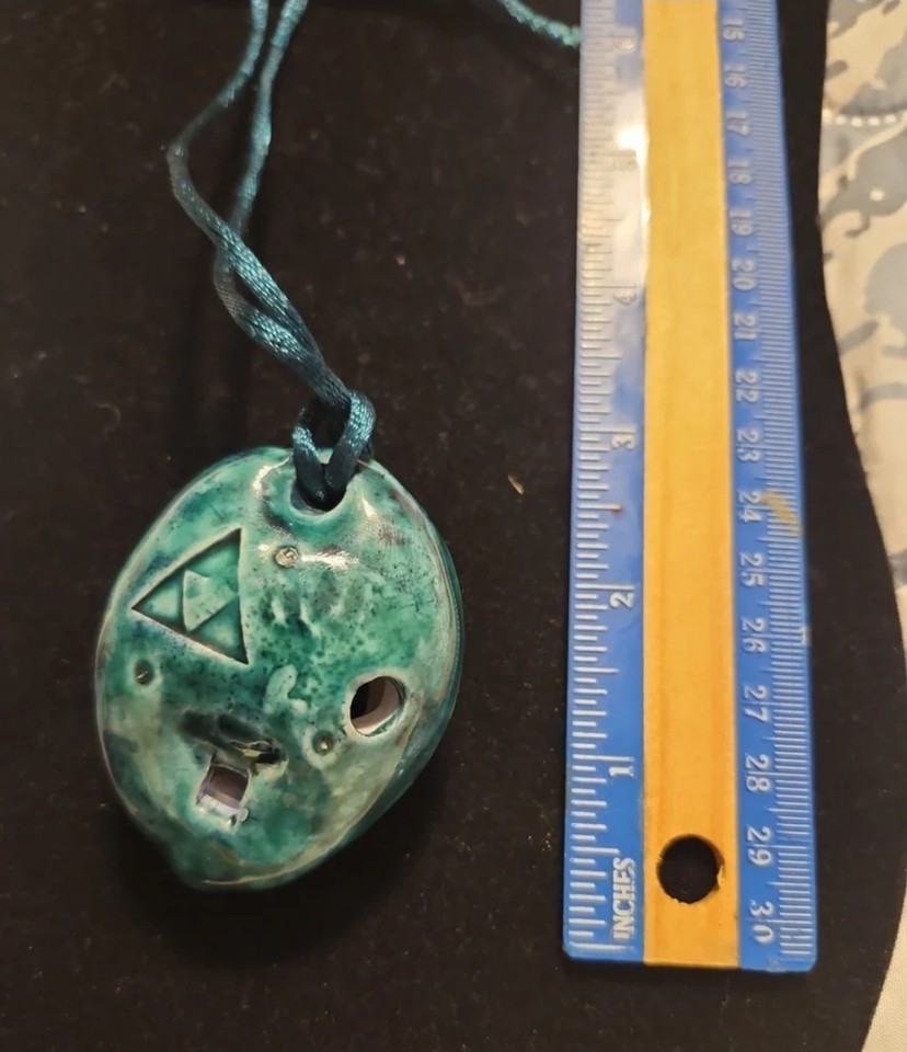 Legends of Zelda Ocarina On Necklace with Song Book Music Instrument ...
