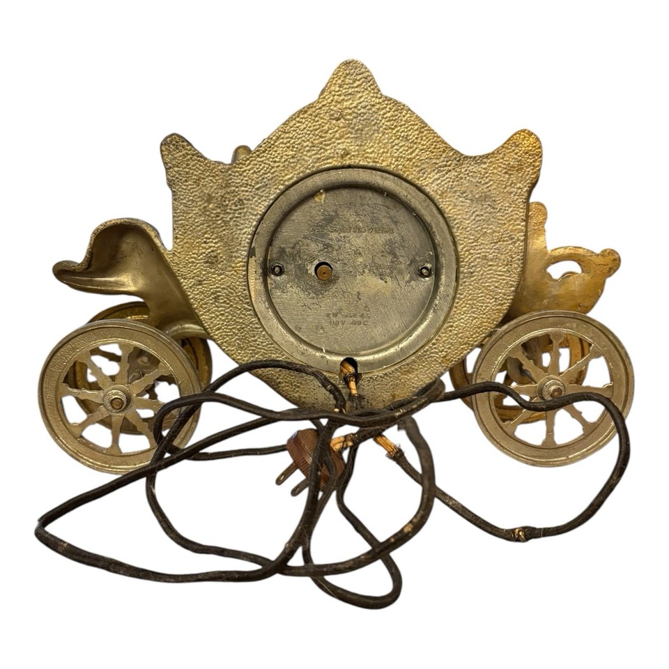 VTG Gibraltar Mfg Electric Oxford Self-Starting Carriage Coach Clock ...