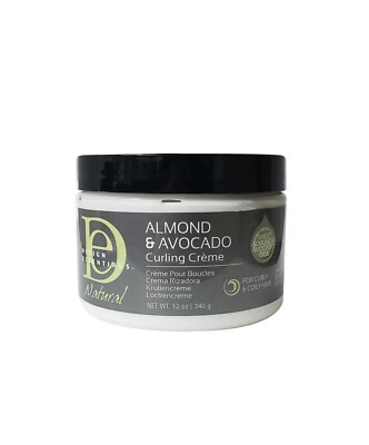 Design Essentials Natural Almond&Avocado Curling Creme 12Oz. Free ...