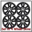 Black Ford Edge Wheel Skins 18" Black Hubcaps Black Wheel Covers 2019 ...