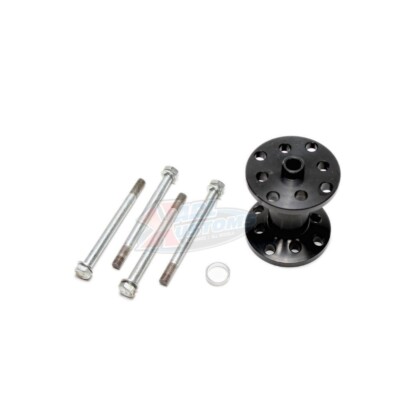 3" Billet Aluminum Fan Spacer Kit With Bolts Bushings & Washers - Black ...