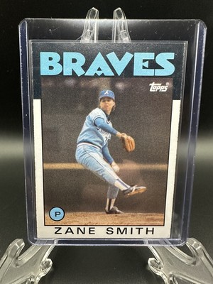 1986 Topps Baseball Card Zane Smith Atlanta Braves #167 | eBay