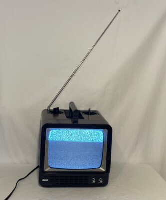 Vintage ANALOG 1980's RCA 9" Portable TV AFC-095L B&W | eBay