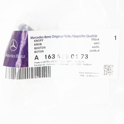 NEW MERCEDES-BENZ ML W163 REAR BACKREST DETENT KNOB A1639290173 ...