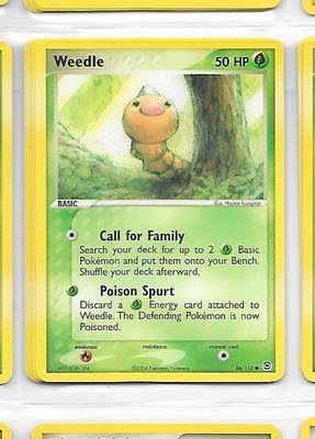 WEEDLE - 86/112 - Pokemon - Ex Fire Red Leaf Green - NM | eBay