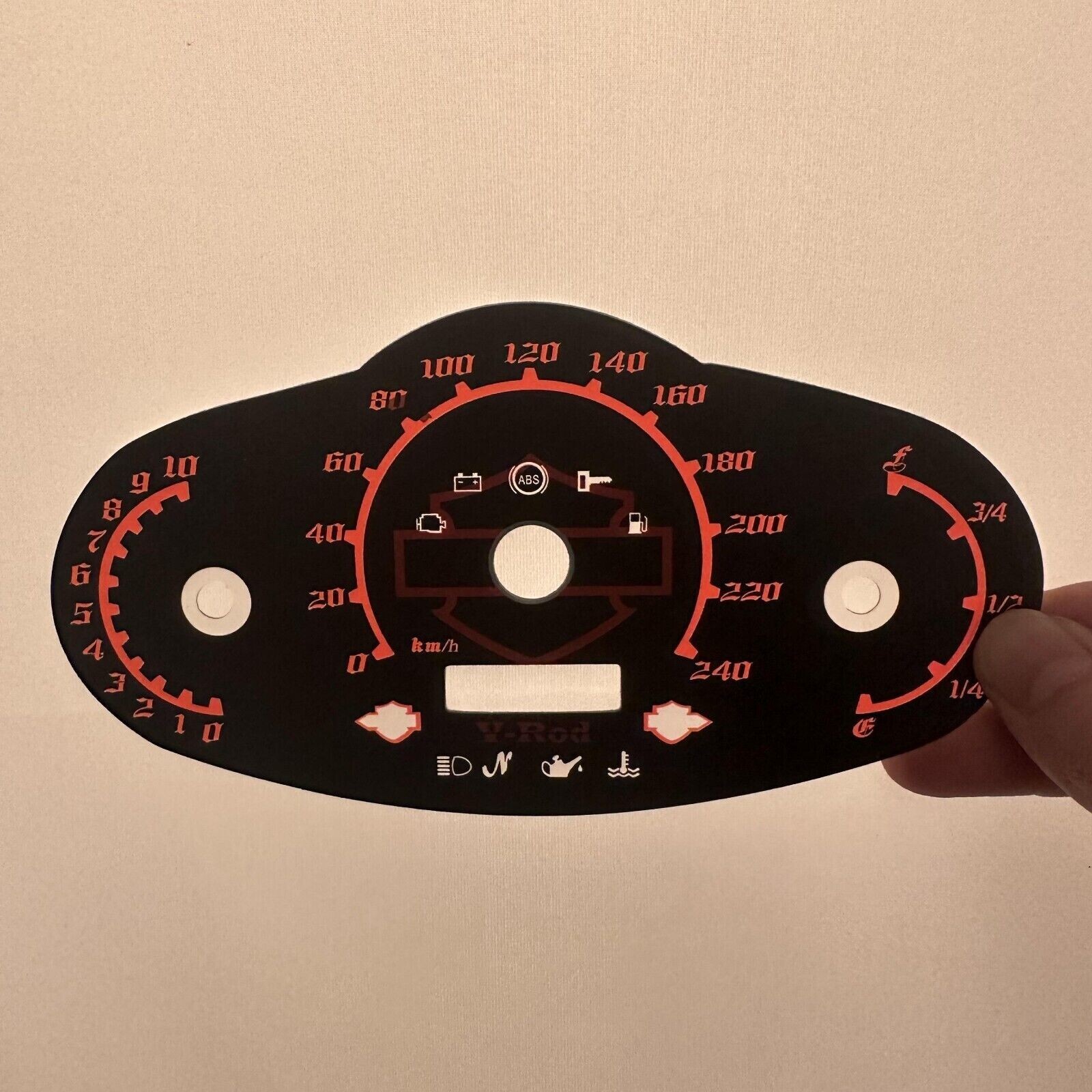 FOR V Rod VRSCA, VRSCB Speedometer Faceplate km/h Speedometer Face ...