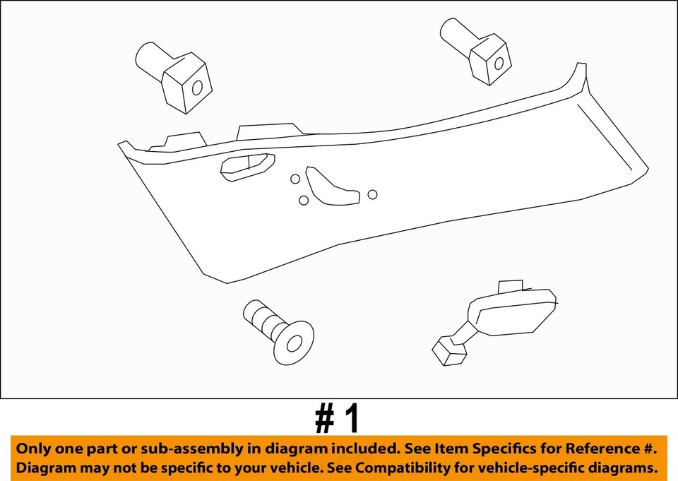 GM OEM 14-23 Bolt EV,CTS Quarter Panel Interior Trim-Upper Qtr Trim ...