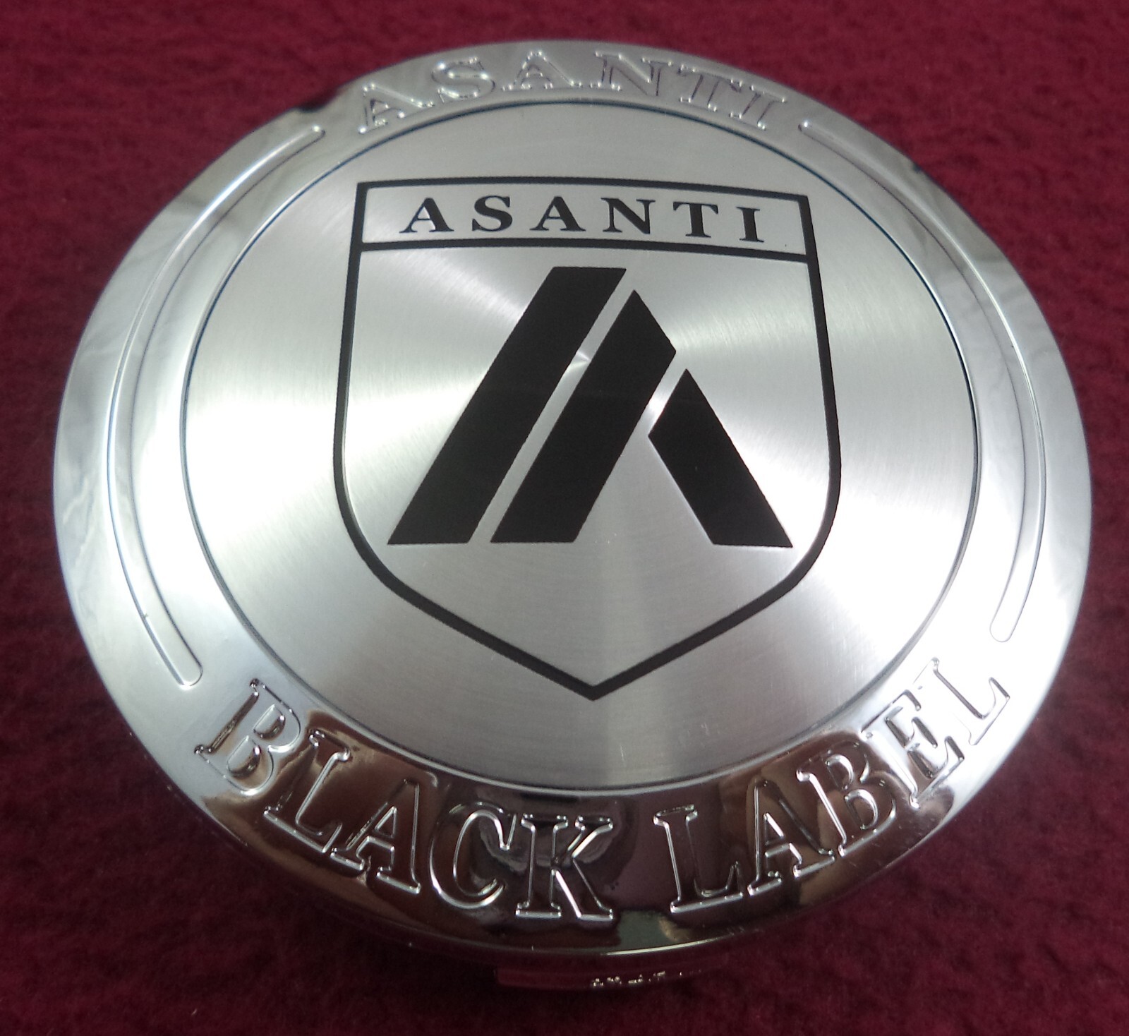 Asanti Wheels Black Label Chrome / Silver Custom Wheel Center Cap ...