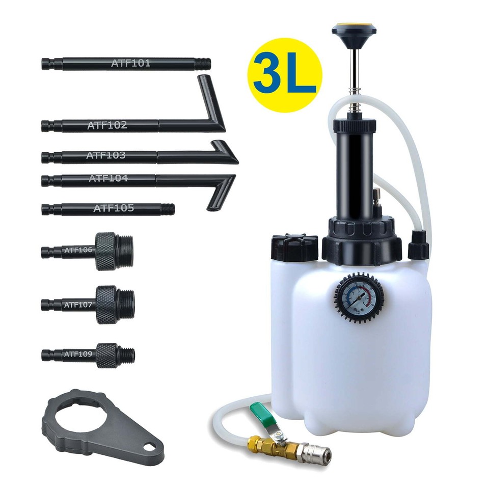 3L Transmission Oil Filling Tool System Fluid Pump Manual W/8pcs ATF ...