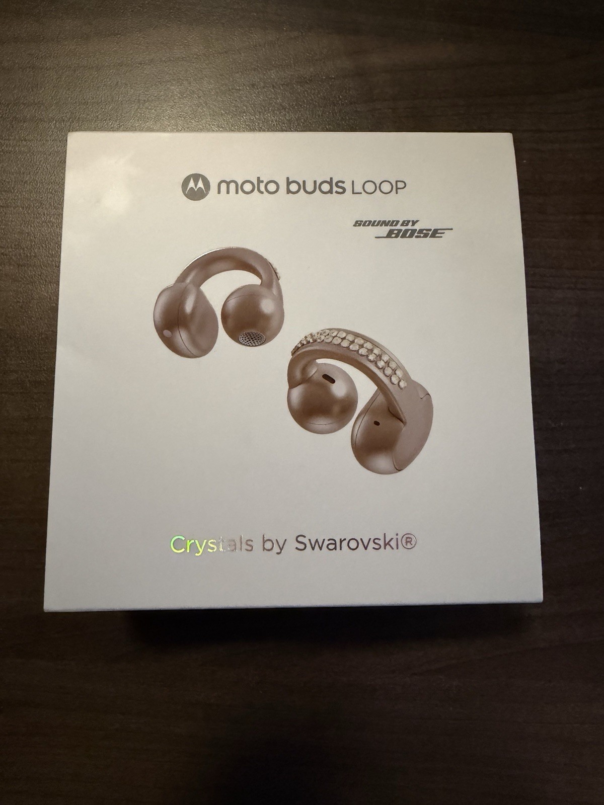 Moto Buds Loop Wireless Earbuds Sound by Bose Crystals by Swarovski ...