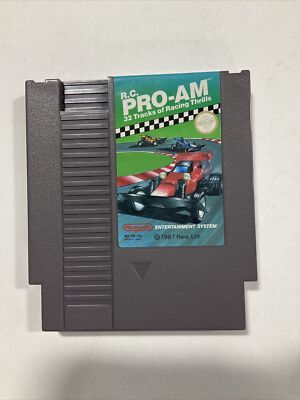 RC Pro-Am Nintendo NES Video Game 1987 Video Game, Manual, Sleeve Only ...