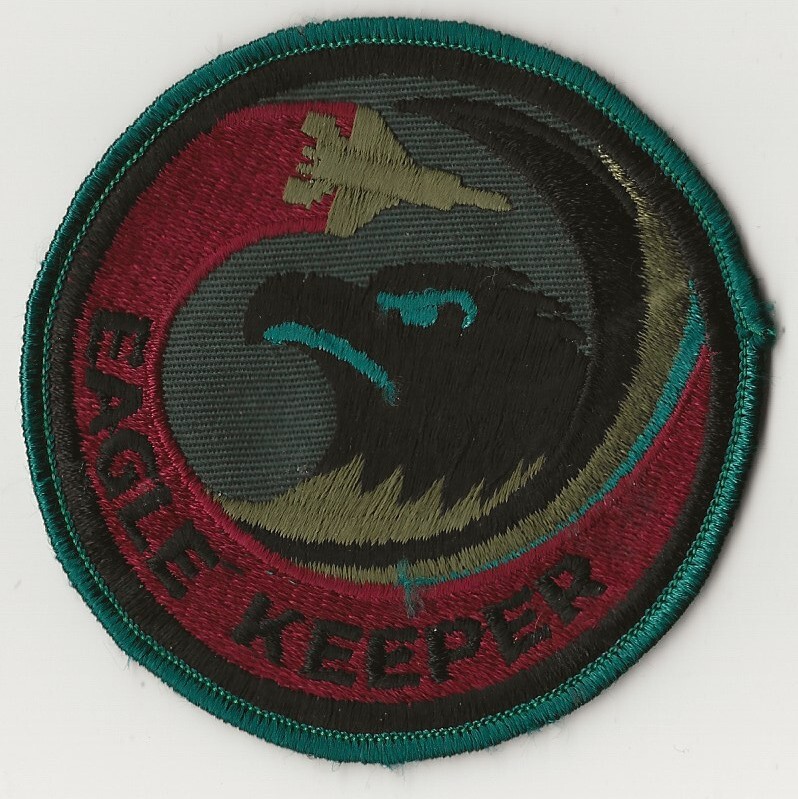 Vtg F-15 EAGLE KEEPER USAF AIR FORCE Patch Original Flight Aviation ...
