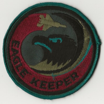 Vtg F-15 EAGLE KEEPER USAF AIR FORCE Patch Original Flight Aviation ...