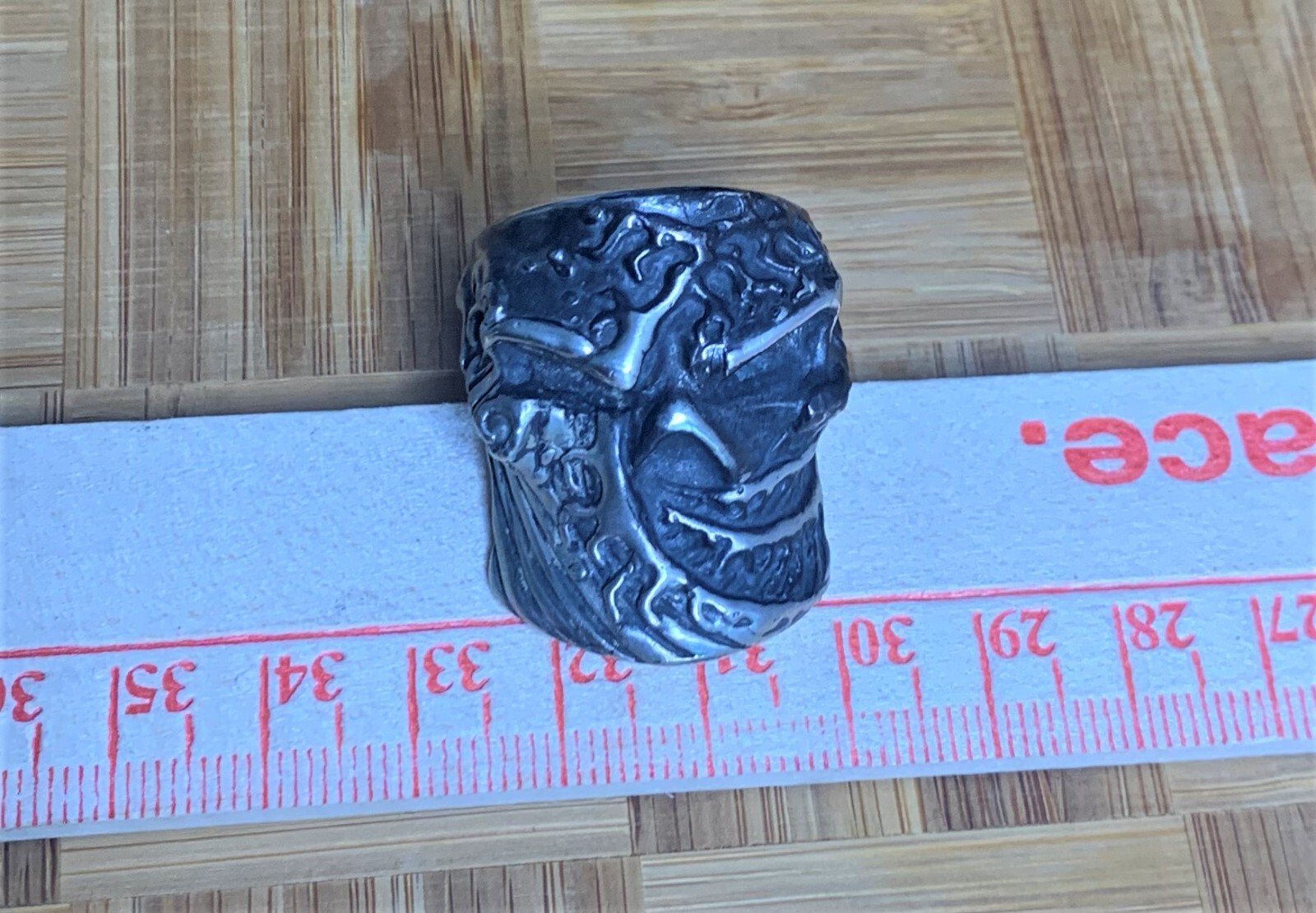 Rare STARLINGEAR Kanagawa Stealth puncher sterling ring Gabor Crazy Pig ...