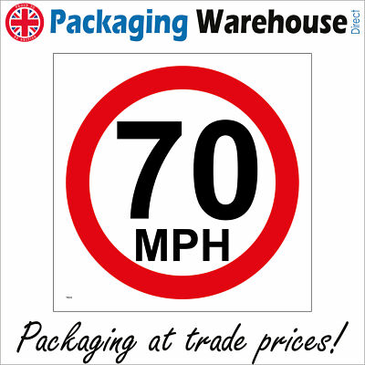 TR033 70 MPH SIGN MILES PER HOUR SPEED LIMIT ROAD TRAFFIC CAUTION ...
