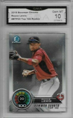 2018 BOWMAN CHROME #20 ROYCE LEWIS Scouts Top 100 ~ GEM MINT 10 🔥🔥🔥 ...